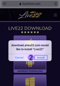 DOWNLOAD - Live22 Myanmar